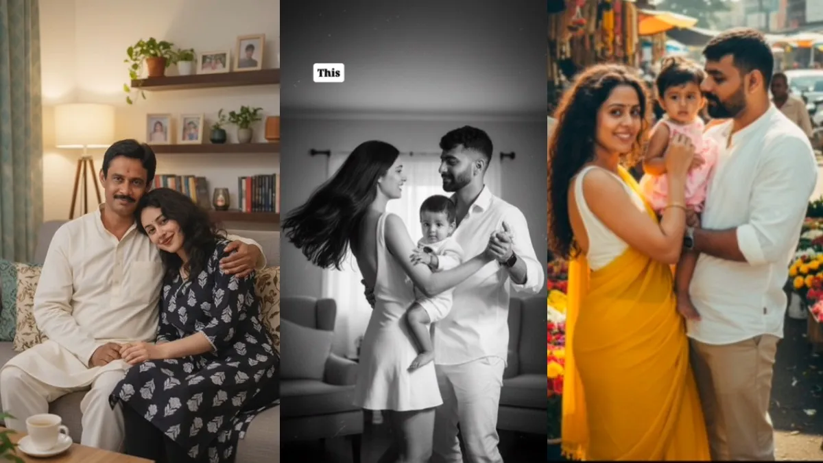 Trending AI Photo Editing – Husband & Wife Baby Gemini Prompt - Mebuk