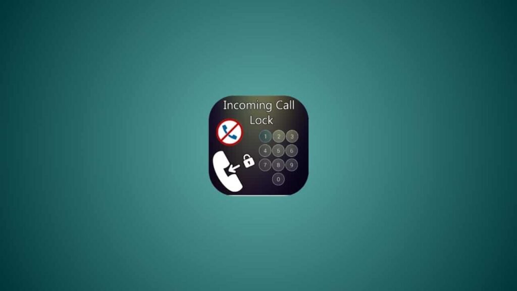 How to Use Incoming Call Lock Andriod App - Mebuk