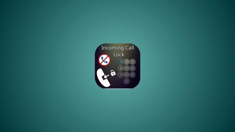 How to Use Incoming Call Lock Andriod App - Mebuk